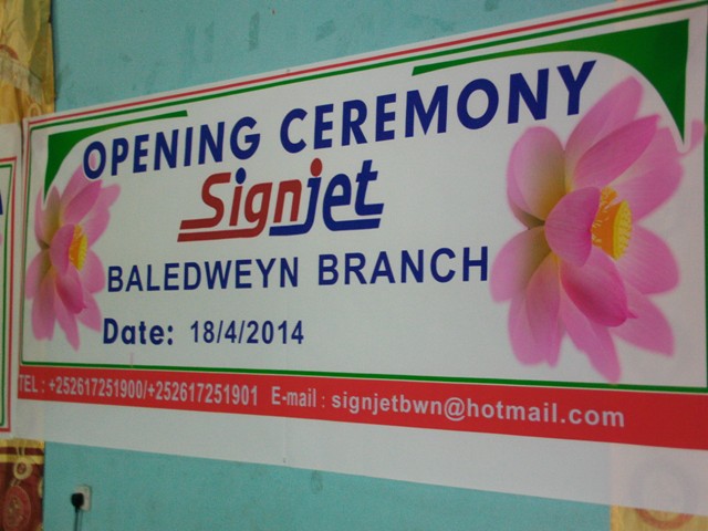 Shirkadda daabacaadda Signjet oo Xarun ka furatay Beledweyne (SAWIRRO ...